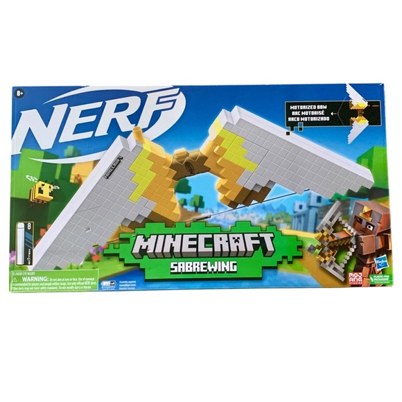 Nerf | Toys | Nerf Minecraft Sabrewing Motorized Bow Nib New | Poshmark